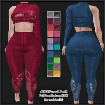 Second Life Marketplace - [Nnanika] ABSEN F-1020 & F-1068 Textures Pack 2